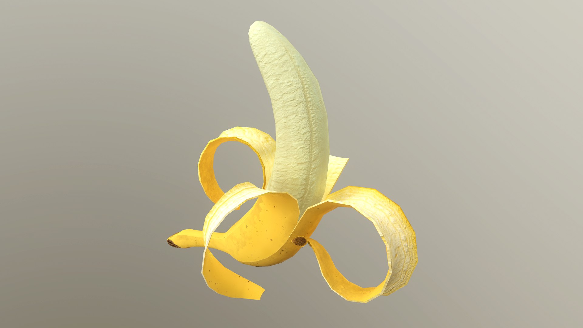Rigged Banana Animations 3d Model Turbosquid 1451175