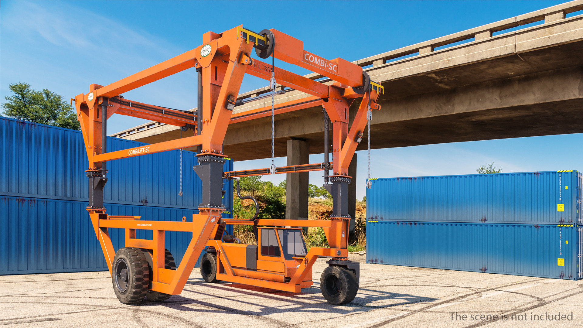 3D combi-sc straddle carrier dirty - TurboSquid 1451784