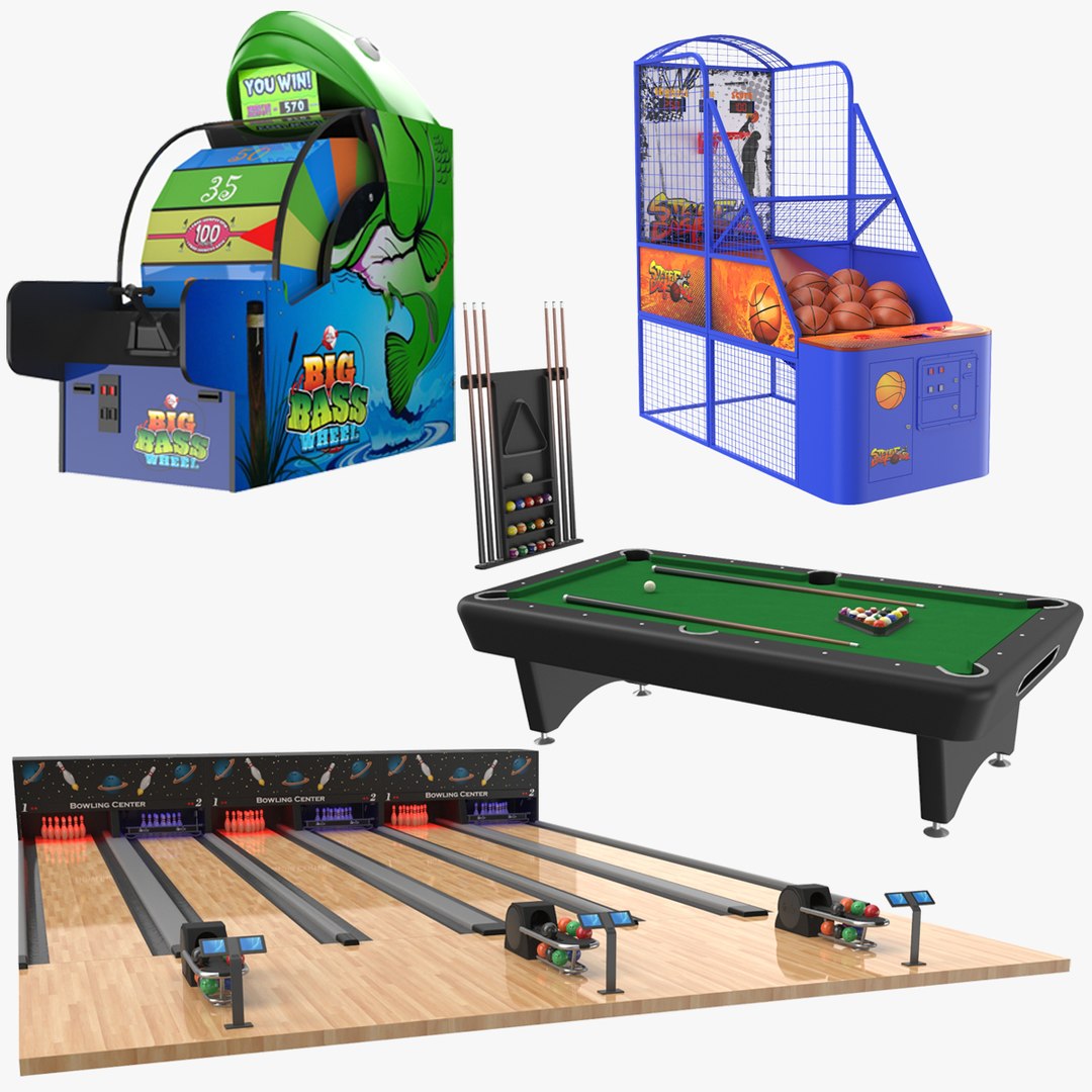 3D real indoor games model - TurboSquid 1451322