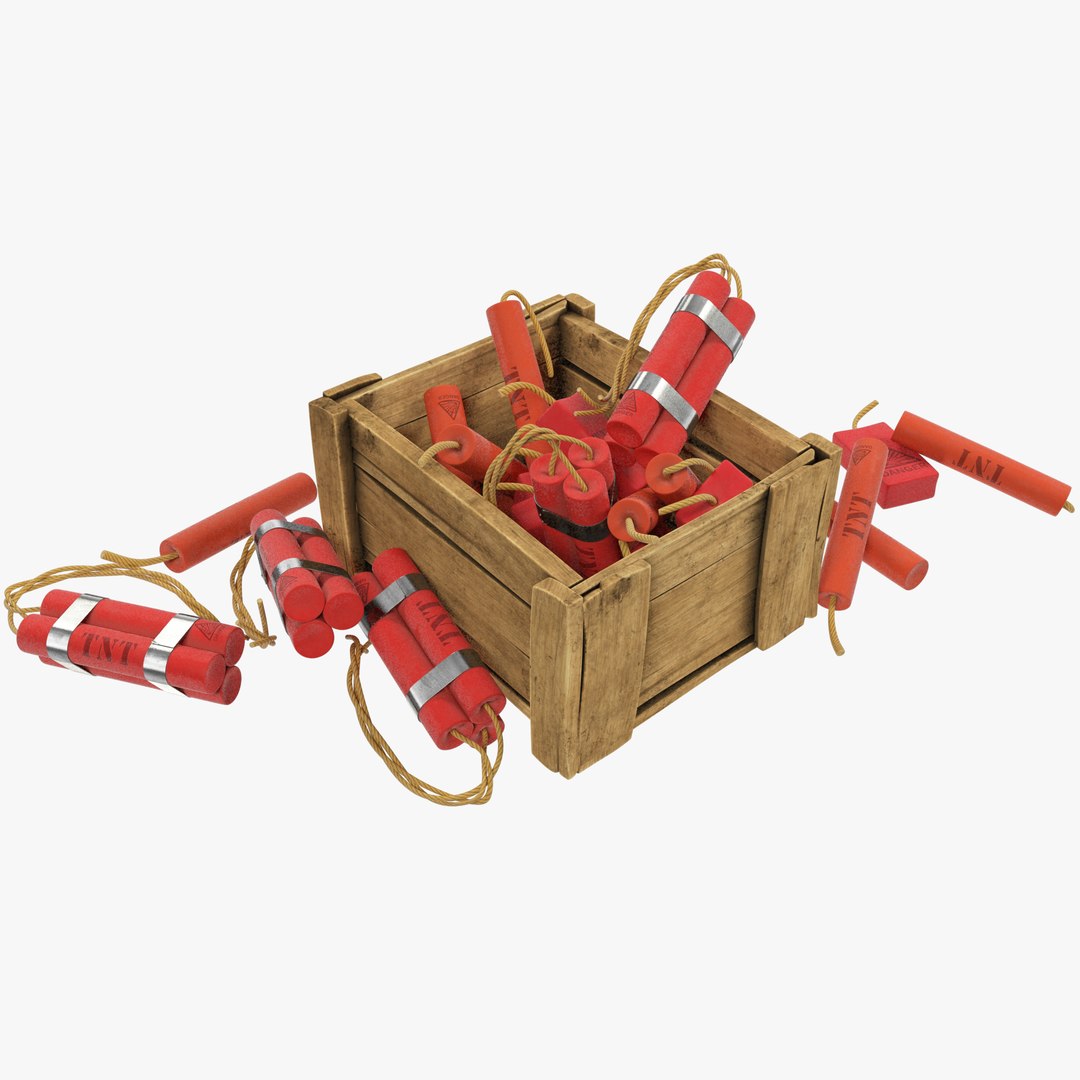 3D tnt box - TurboSquid 1451378