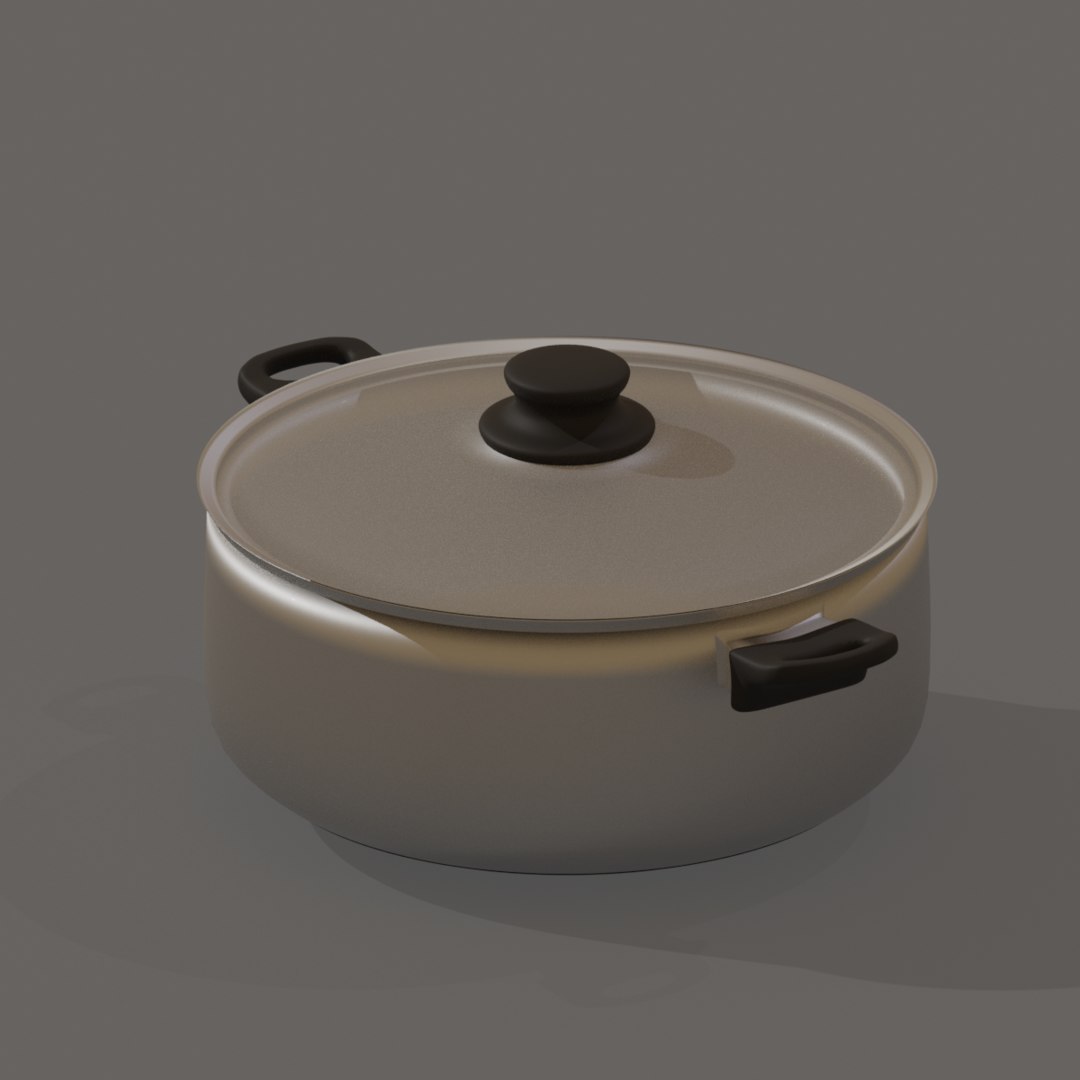 3D kitchen cooking pot model - TurboSquid 1448520
