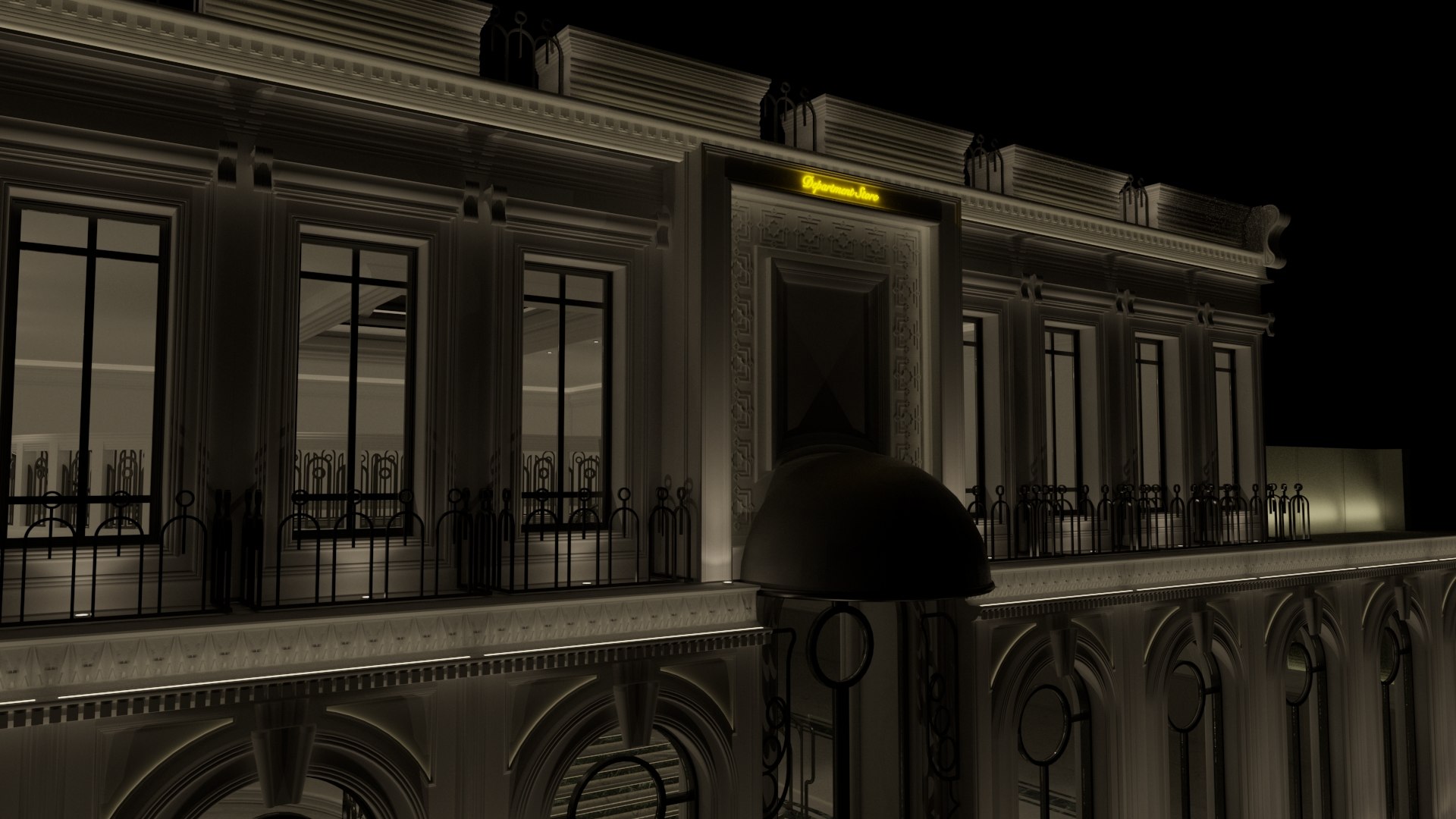 Classic department store 3D model - TurboSquid 1451471