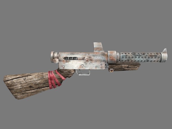 Old gun sten smg 3D model - TurboSquid 1451862