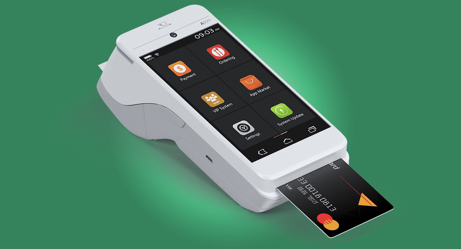 Payment tablet terminal a920 model - TurboSquid 1451869