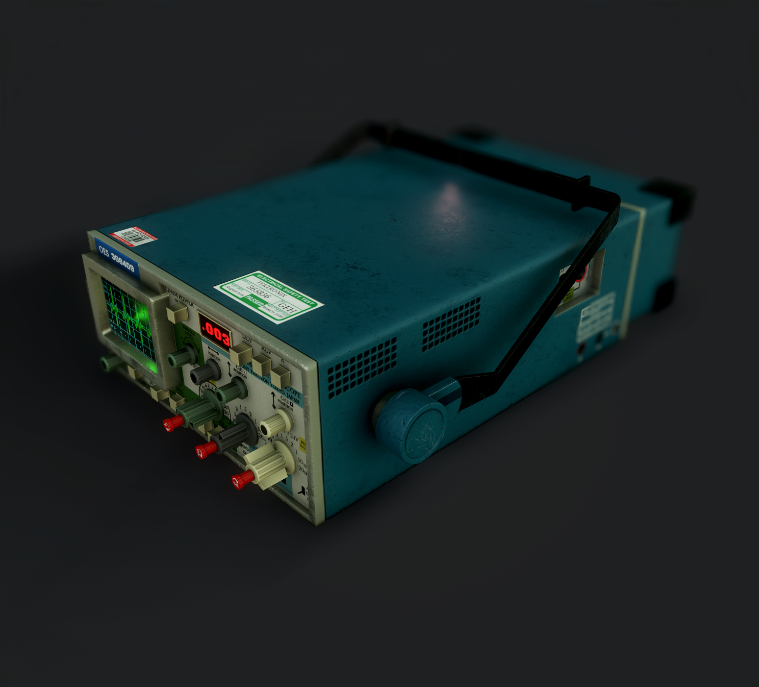 3D tektronix 305 dmm - TurboSquid 1451863
