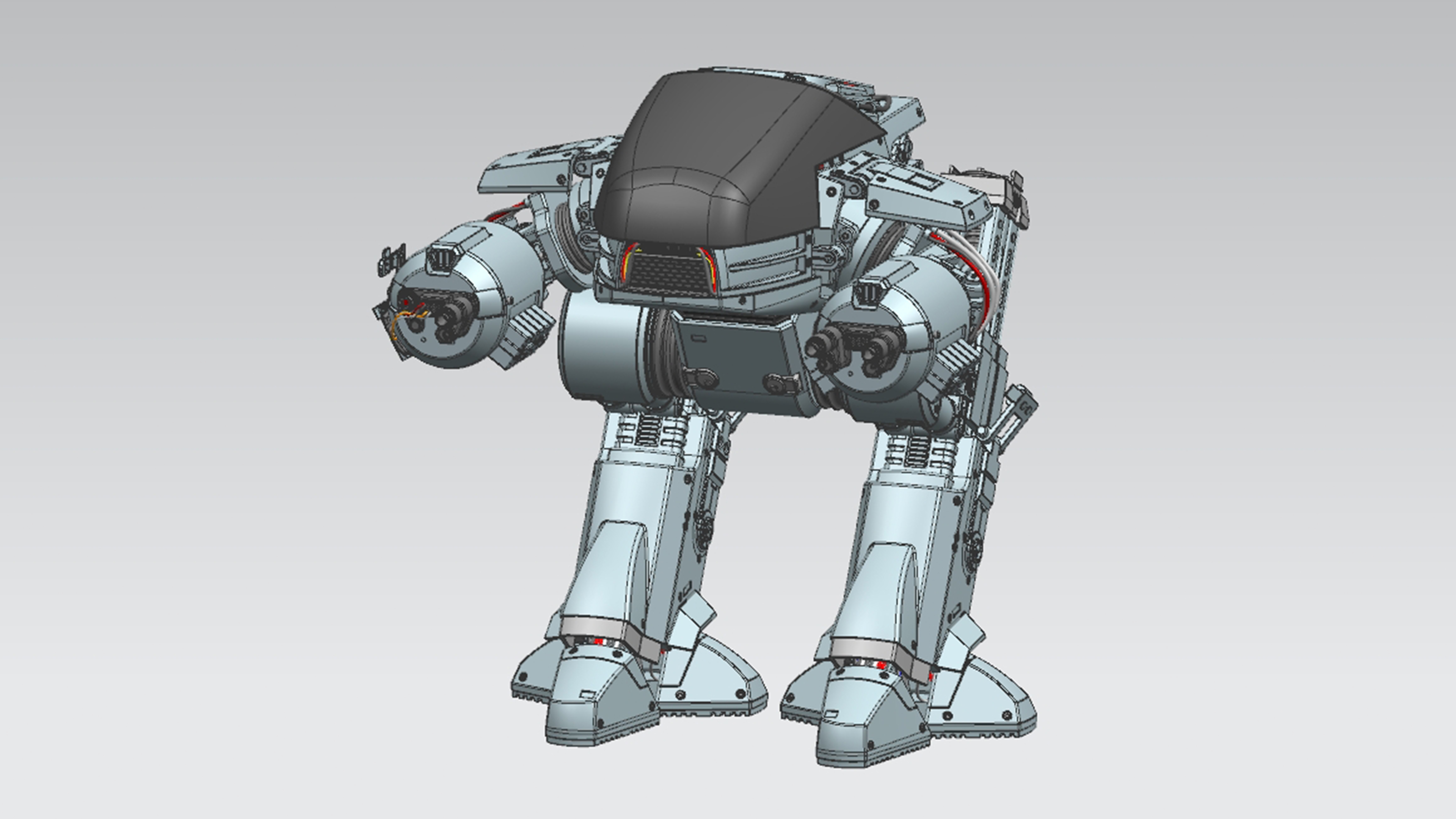 Robocop ed 209 3D - TurboSquid 1451882