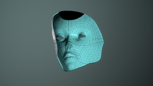 3D low-poly ghost shell model - TurboSquid 1451913