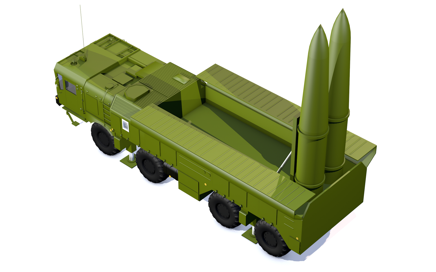 modèle 3D de Lanceur de missiles Iskander - TurboSquid 1451922