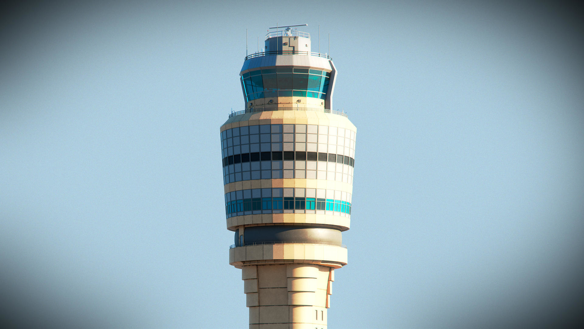 Atlanta air control tower 3D - TurboSquid 1451973