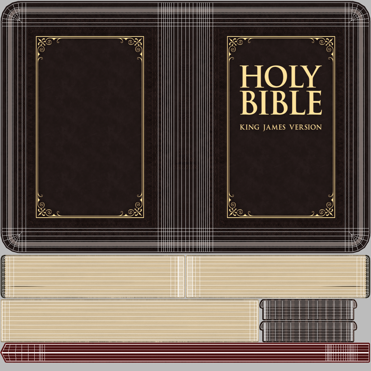 3D realistic holy bible - TurboSquid 1449876