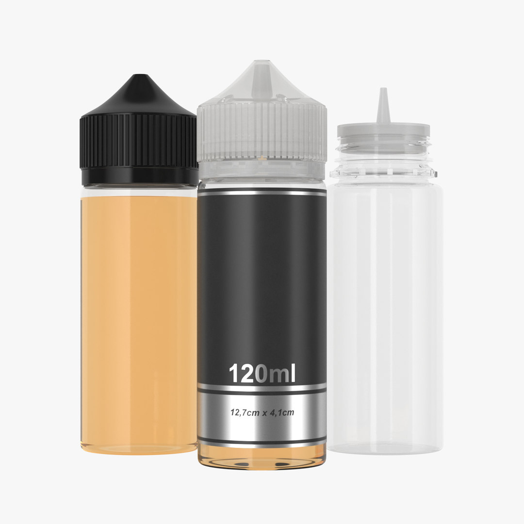 3D bottle 120ml model - TurboSquid 1285845