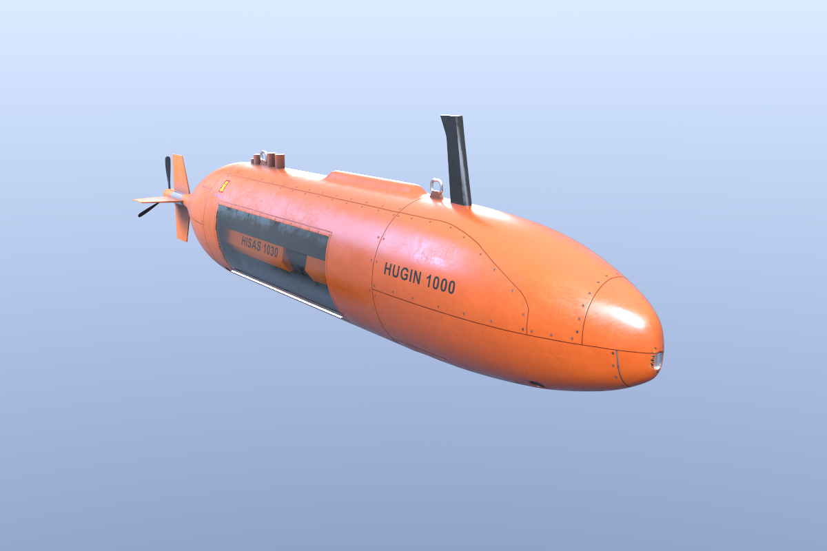 AUV Hugin 1000 Modelo 3D - TurboSquid 1452153
