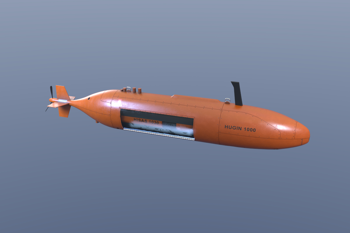 Autonomous vehicle auv hugin model - TurboSquid 1452153