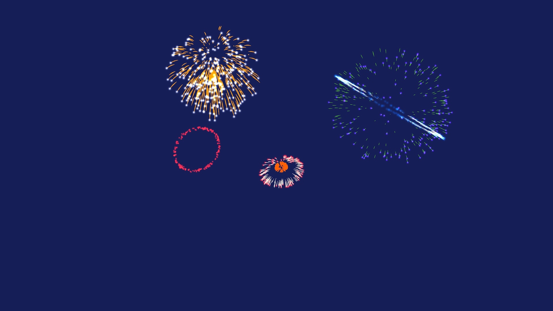 3D fireworks - TurboSquid 1449578