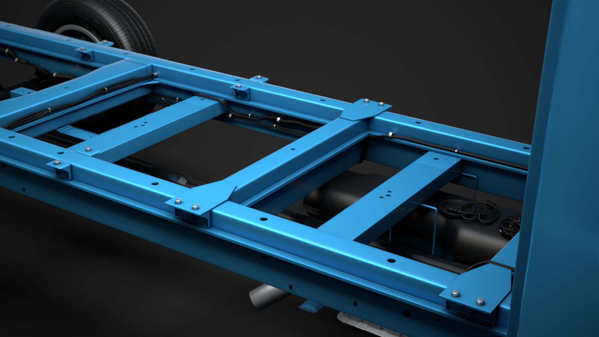 3D mercedes sprinter chassis single - TurboSquid 1452225