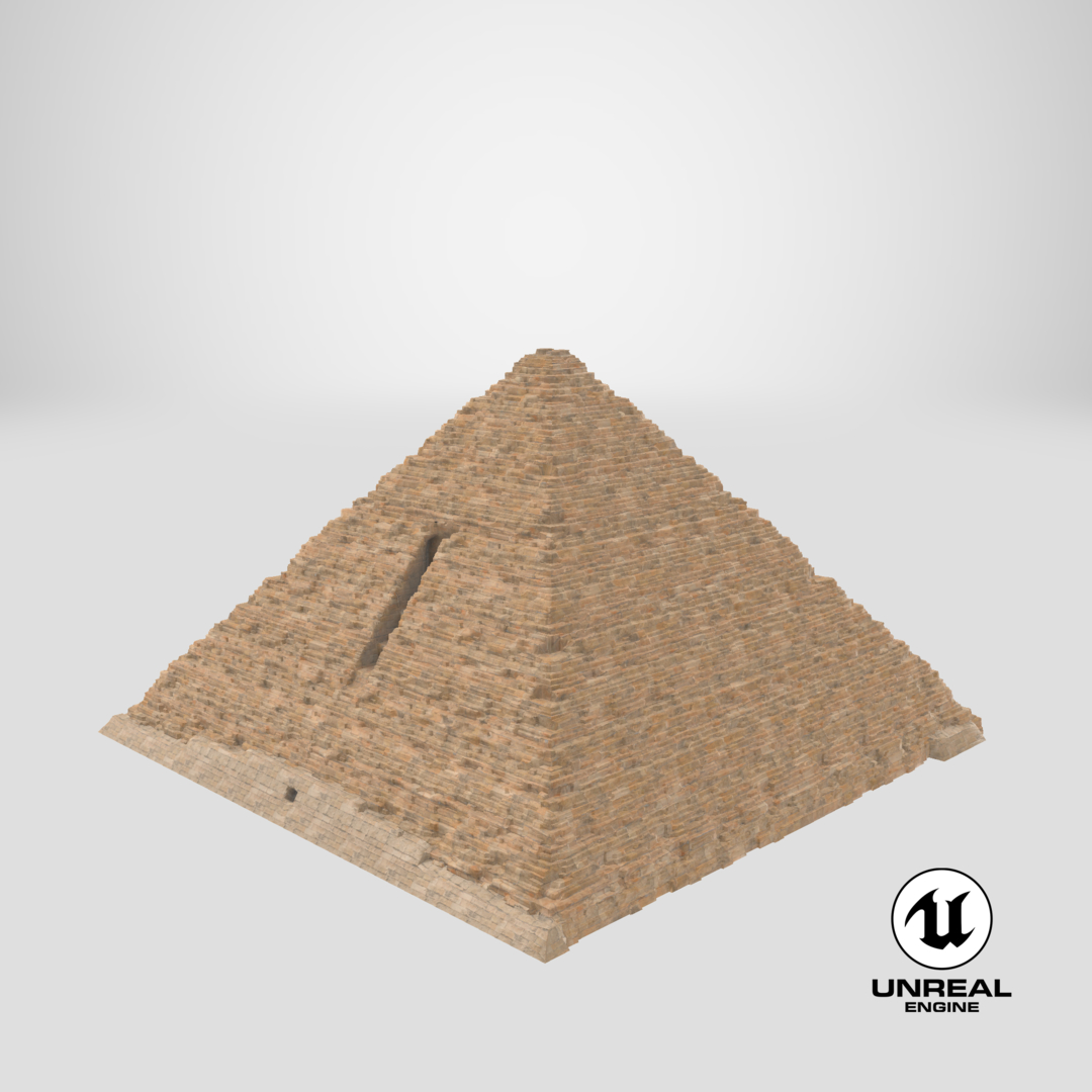 3D menkaure pyramid - TurboSquid 1445695