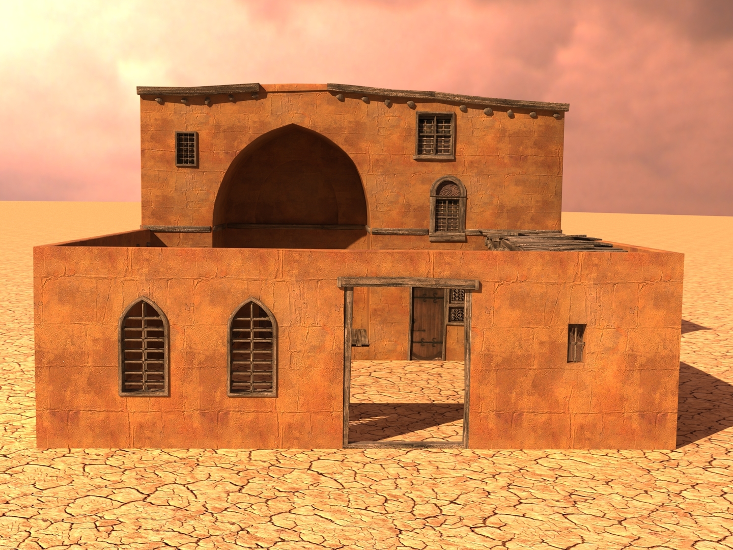 Arabian house 3D model - TurboSquid 1452465