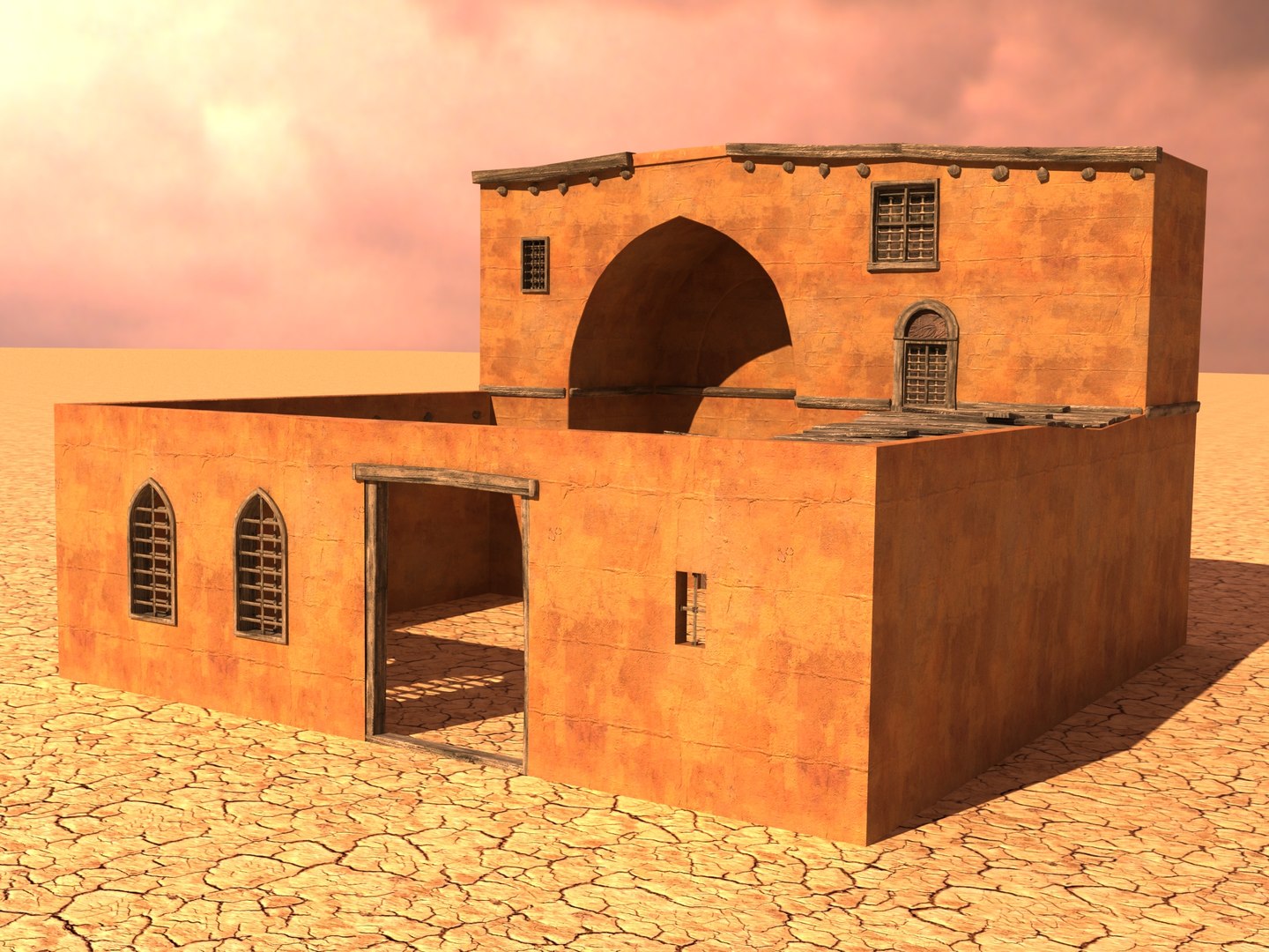 Arabian house 3D model - TurboSquid 1452465