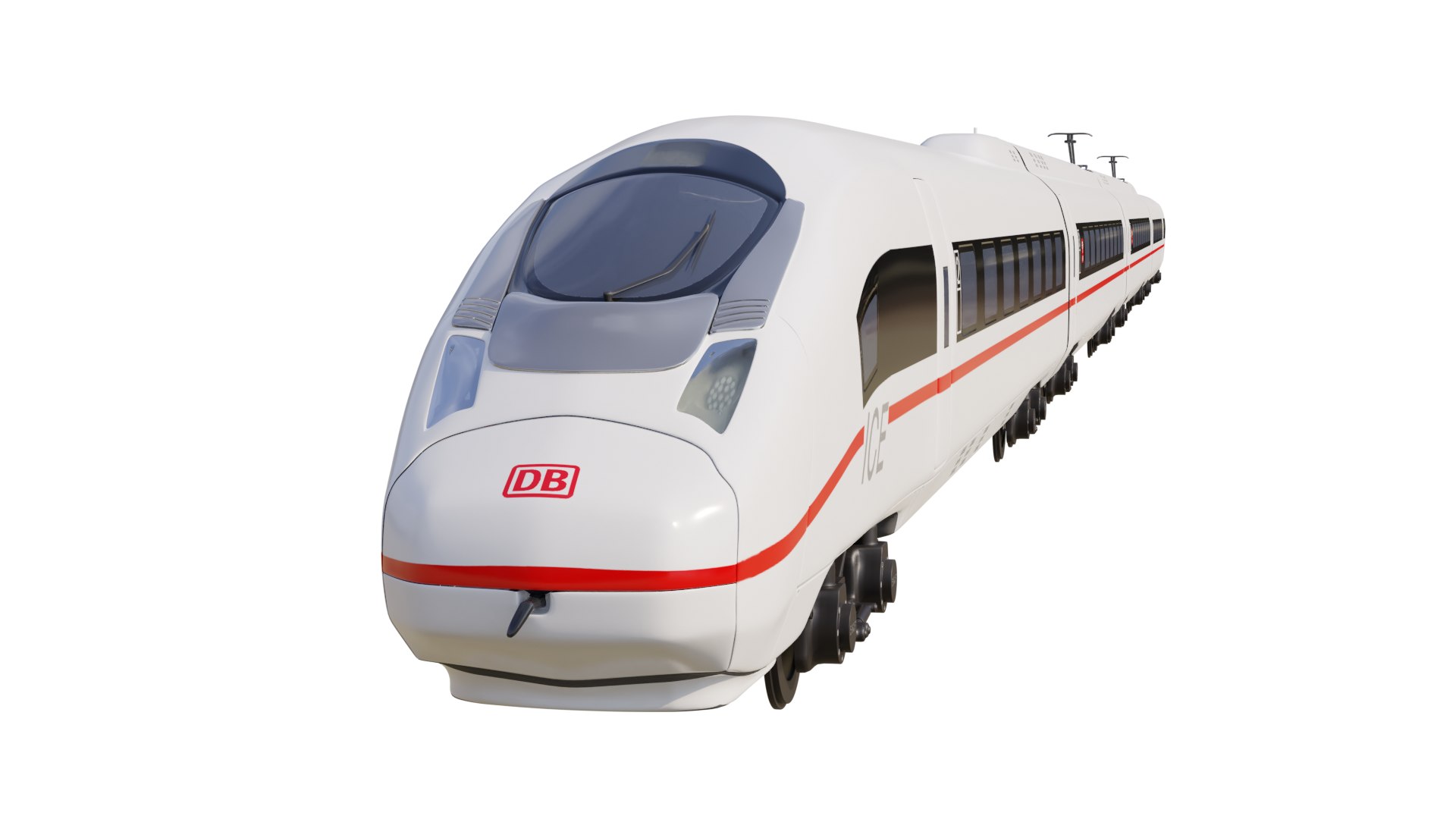 3D realistic siemens velaro d model - TurboSquid 1452543