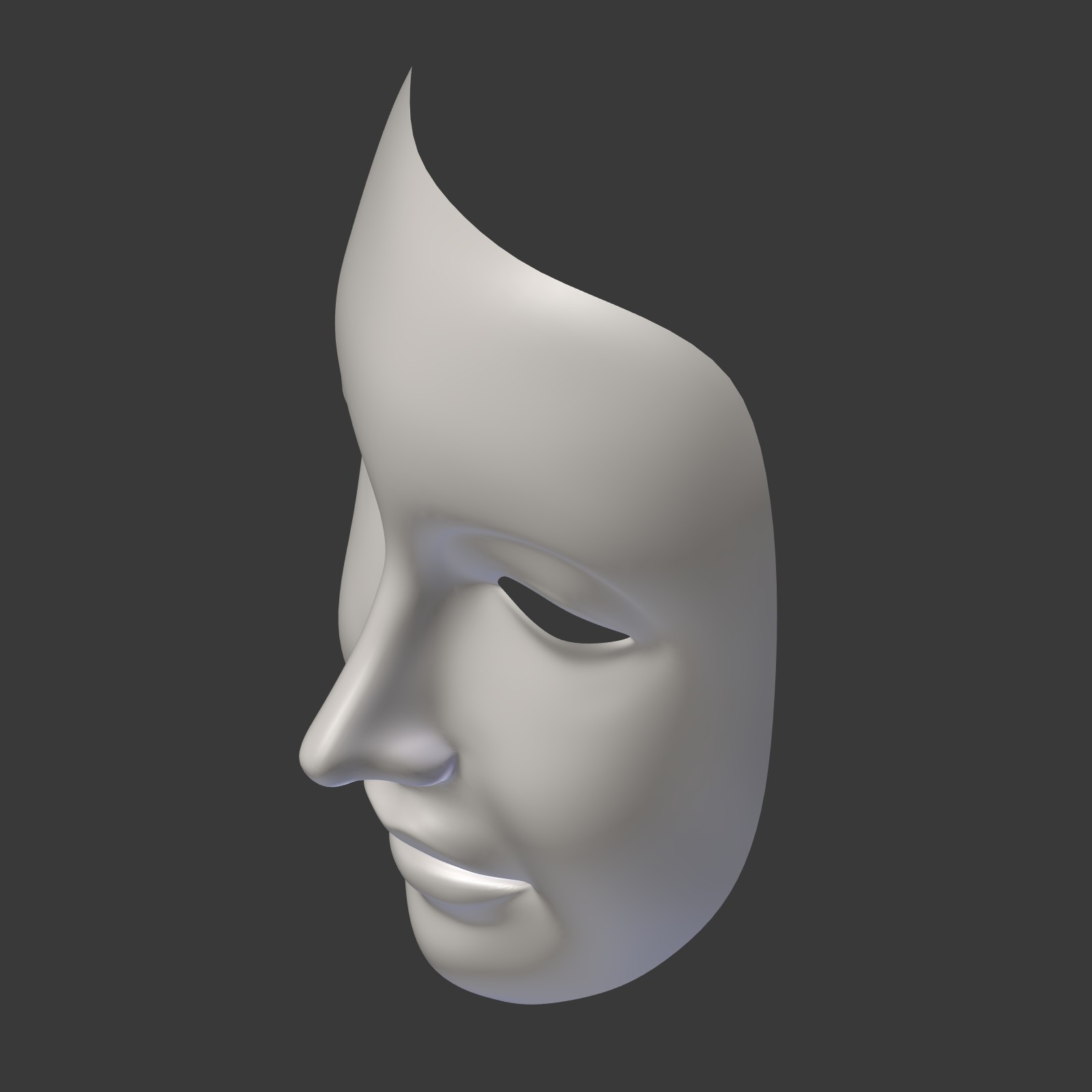 Neutral mask 3D - TurboSquid 1452498