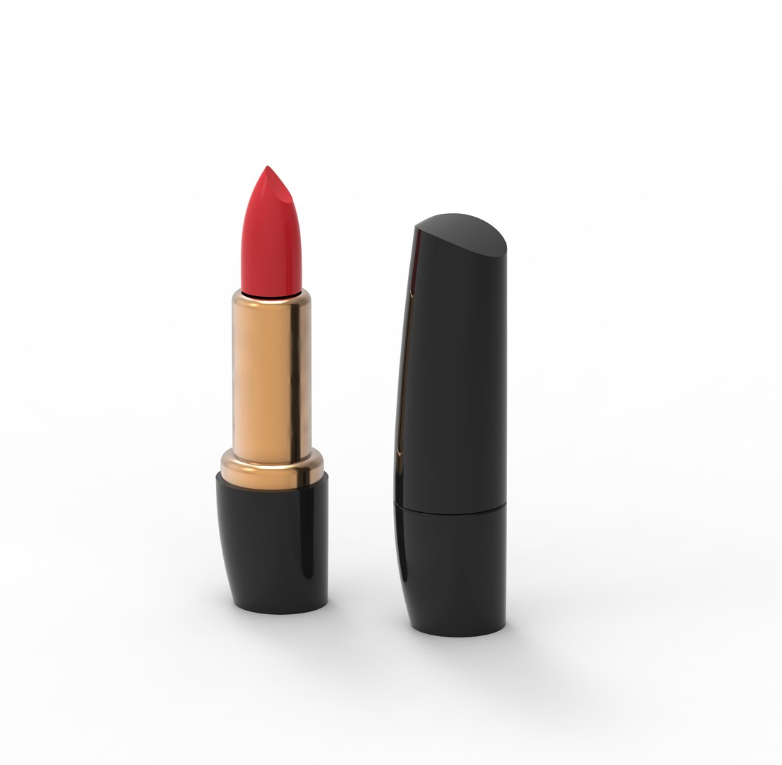 3D model lipstick lips - TurboSquid 1452504