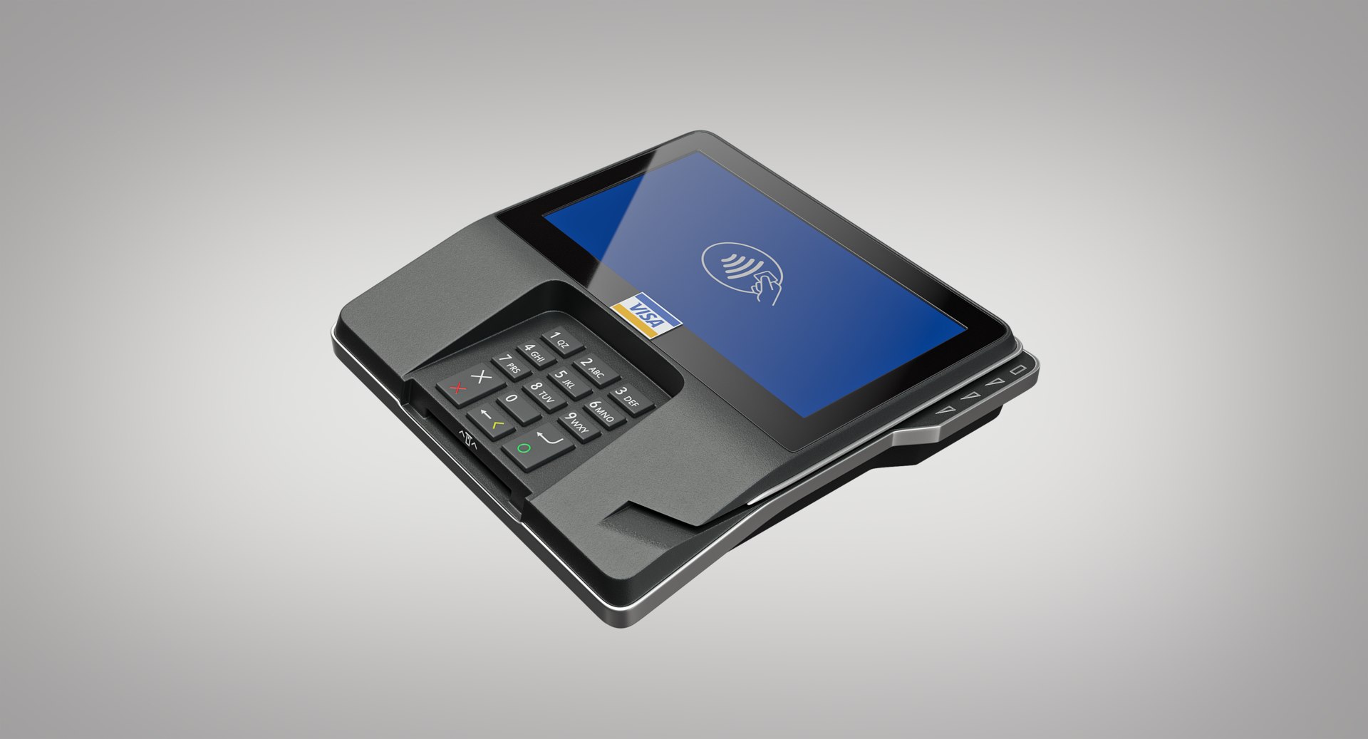 3D payment card terminal - TurboSquid 1452532