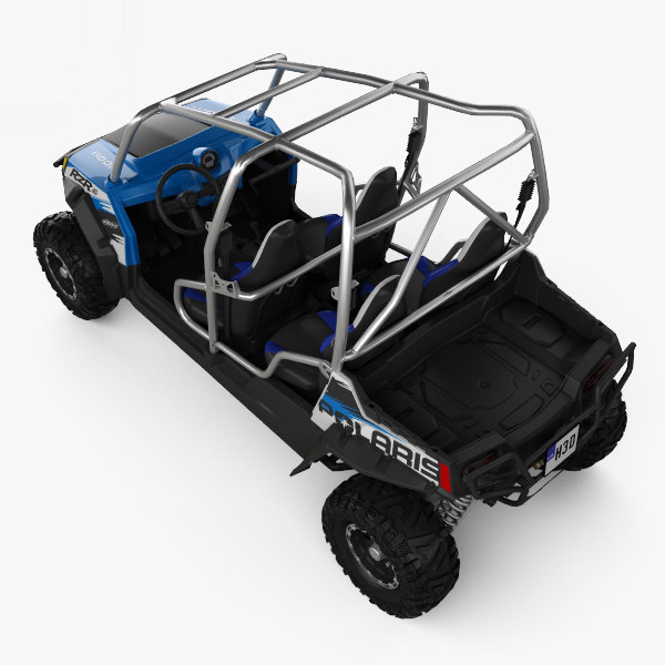 Polaris rzr 4 3D model - TurboSquid 1452592