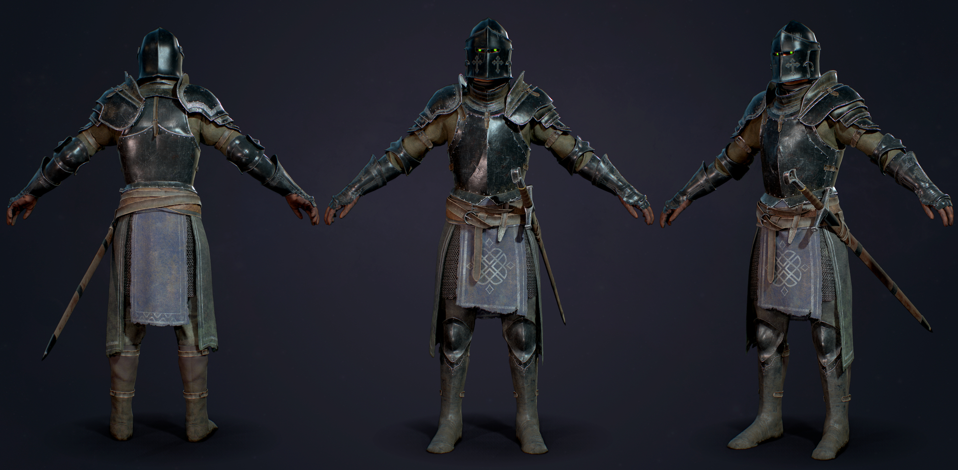 Knight medieval 3D model - TurboSquid 1452648