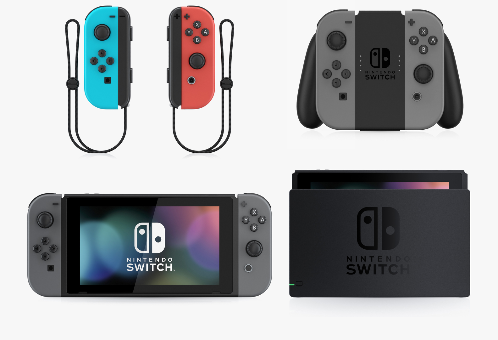 Nintendo Switch全套3D模型 - TurboSquid 1170449