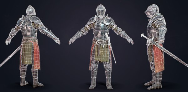 Knight medieval 3D model - TurboSquid 1452648