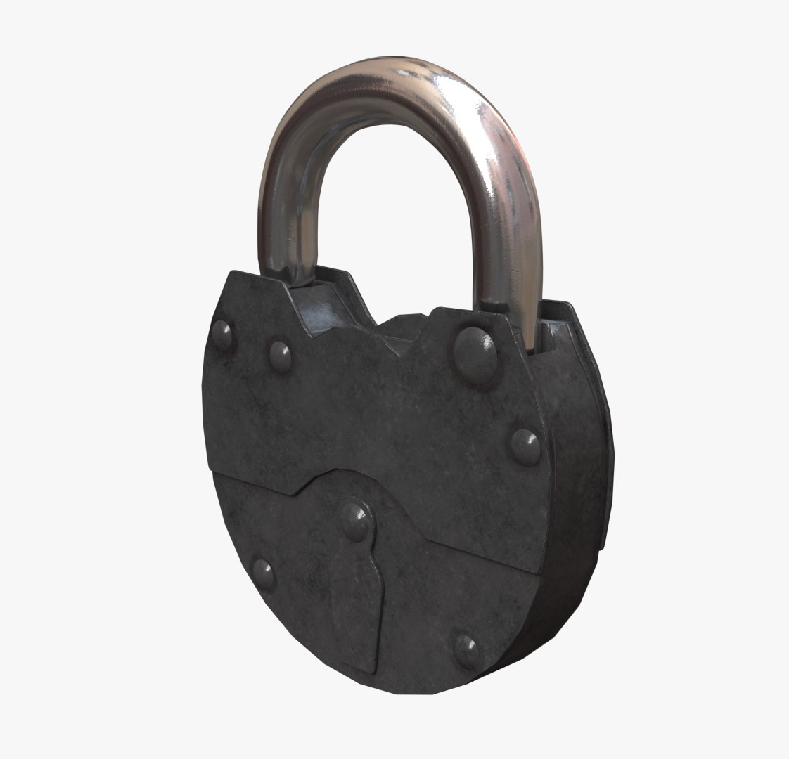 3D lock padlock - TurboSquid 1452660