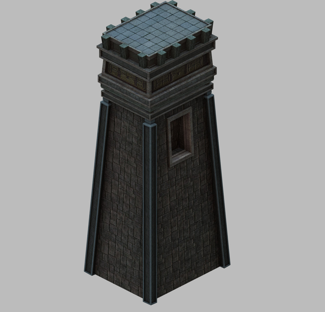 3D dungeon - square stone - TurboSquid 1452708