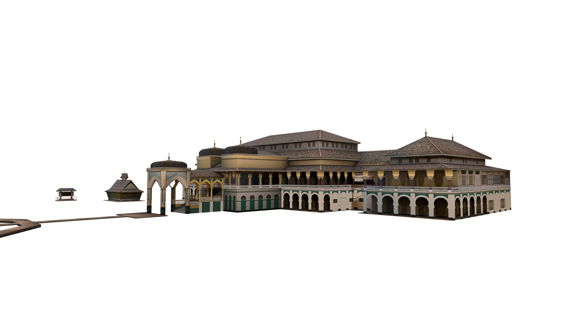 Maimoon palace maimun istana 3D - TurboSquid 1452714