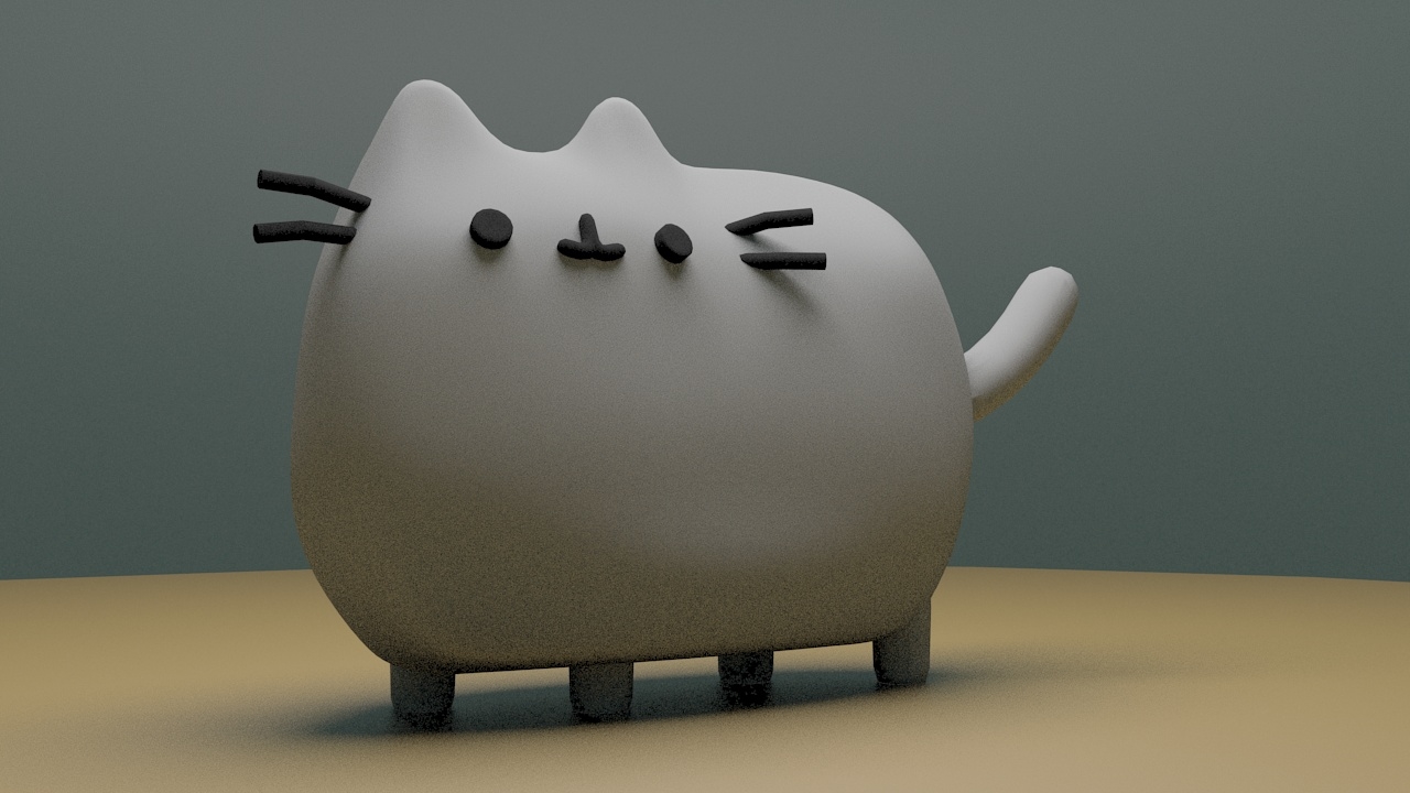 modelo 3d Pusheen - TurboSquid 1453052