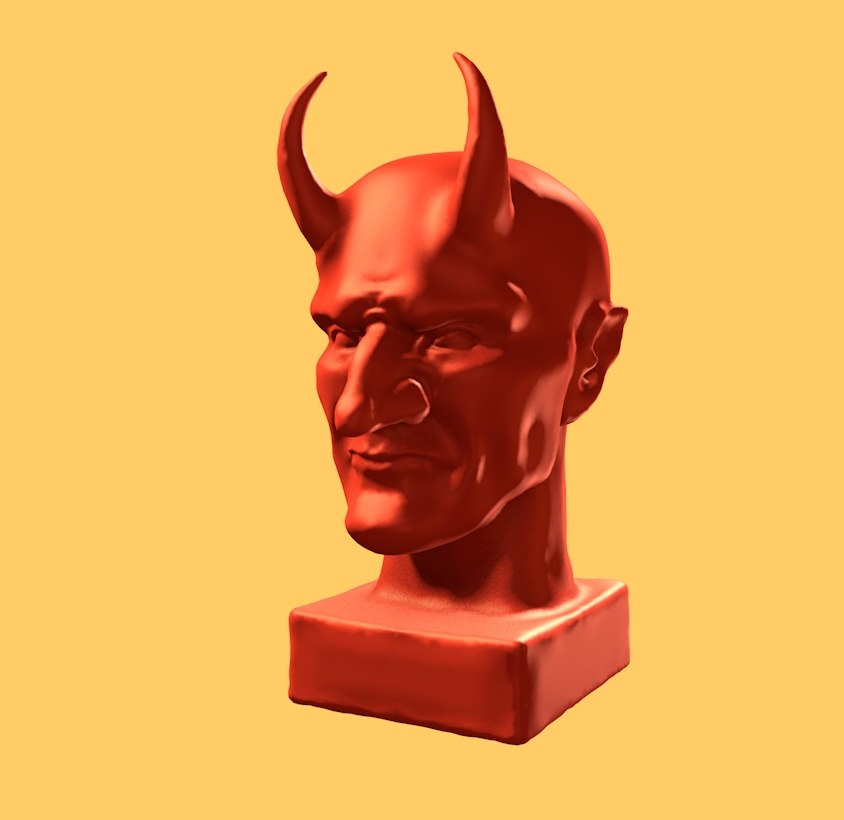 3D devil horns model - TurboSquid 1453069