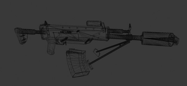 3D rifle 6p62 - TurboSquid 1453284