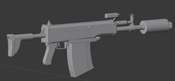 6P62 12.7mm步枪3D模型 - TurboSquid 1453284