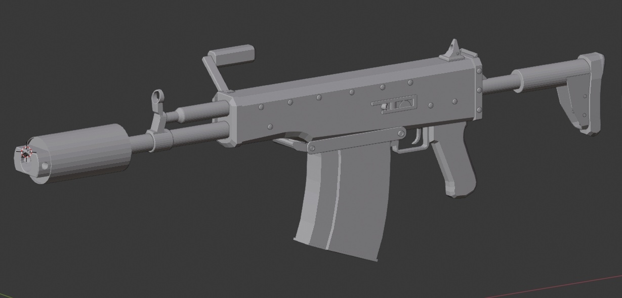 6P62 12.7mm步枪3D模型 - TurboSquid 1453284