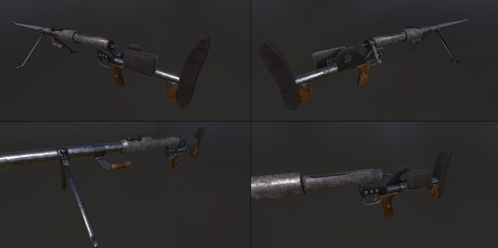 modelo 3d PTRD-41 - Rifle antitanque Degtyaryov - TurboSquid 1453301