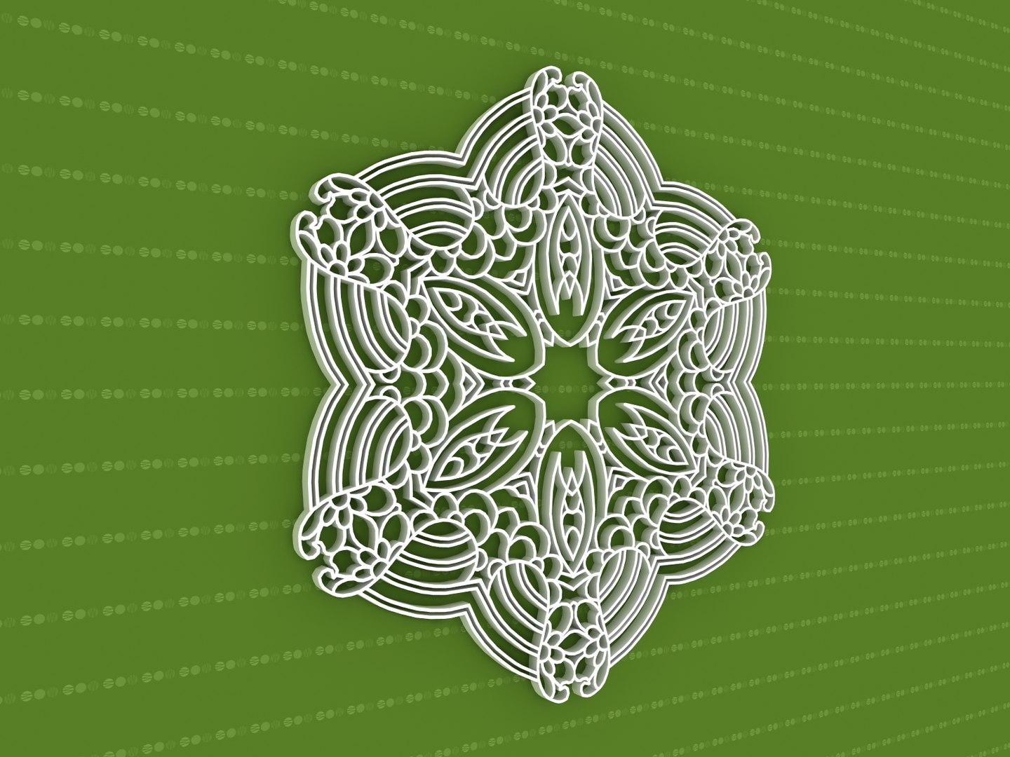Mandala cnc 3D - TurboSquid 1453362