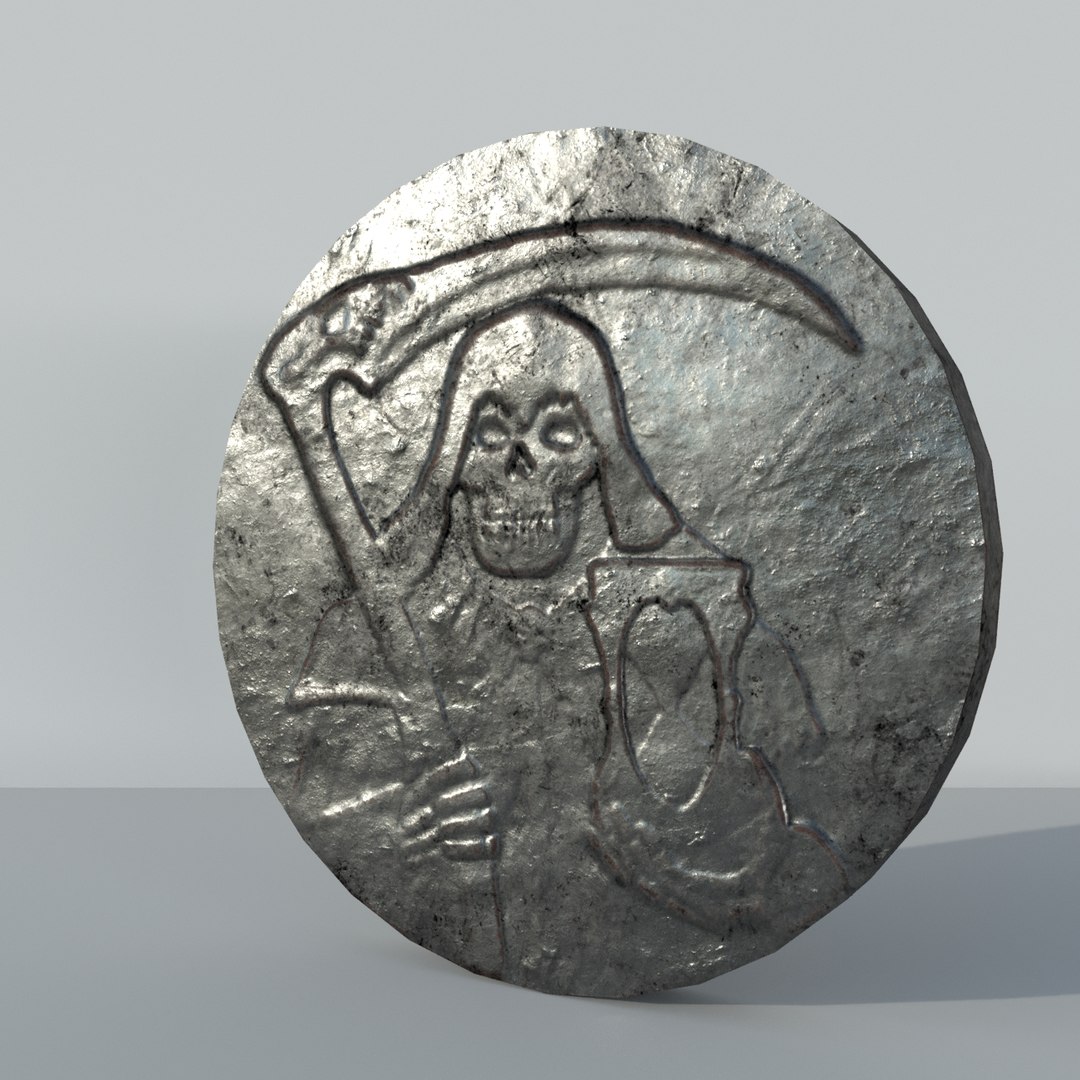 Old silver coin 3D model - TurboSquid 1431048