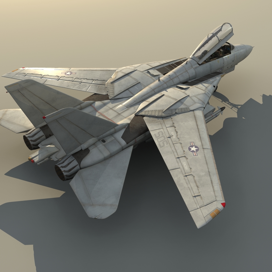 f14 tomcat 3d model