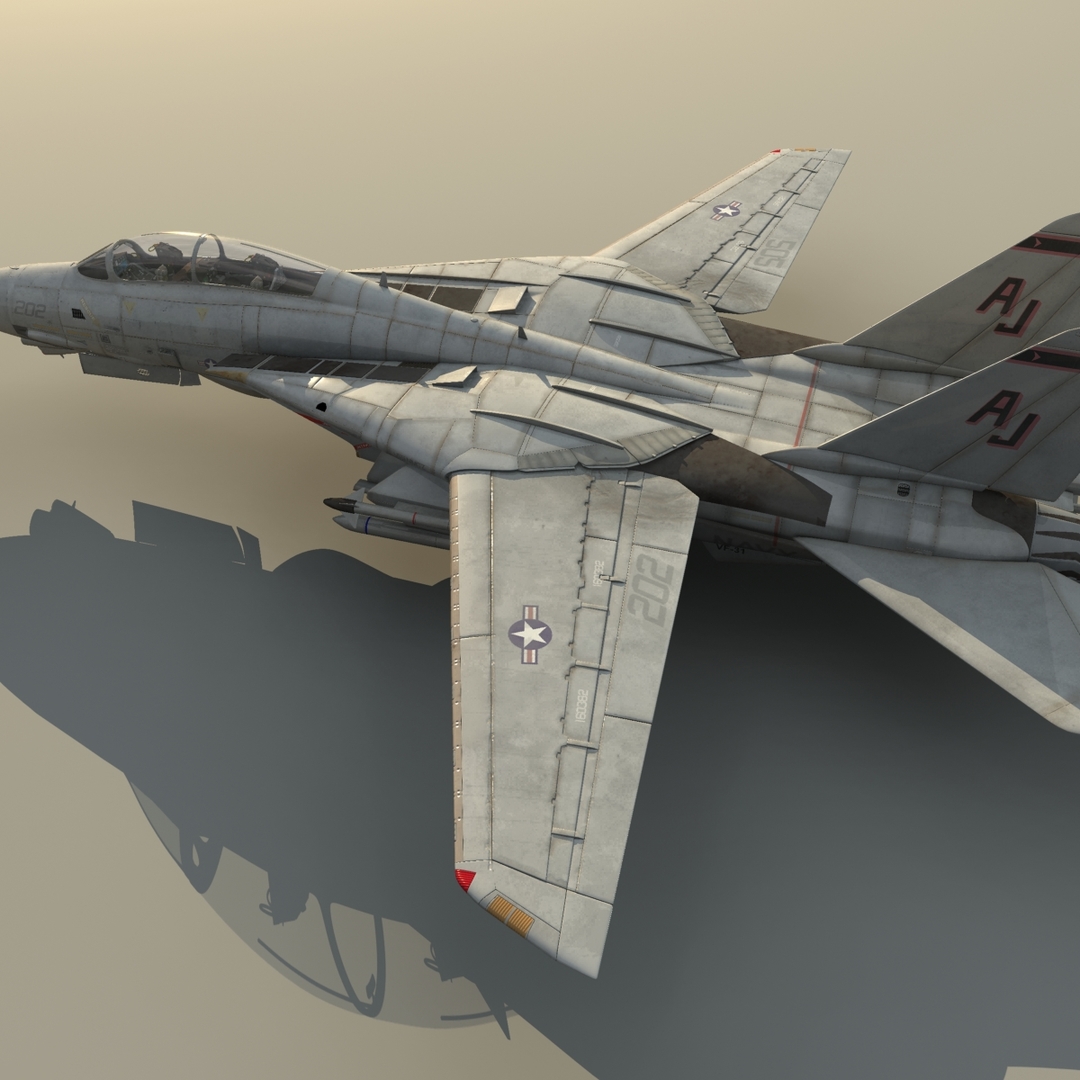 f14 tomcat 3d model
