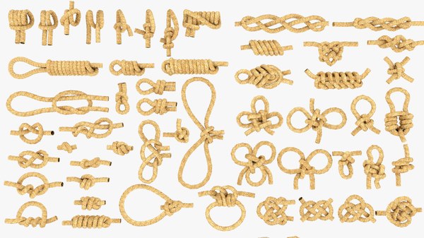 3D rope knots model - TurboSquid 1453863
