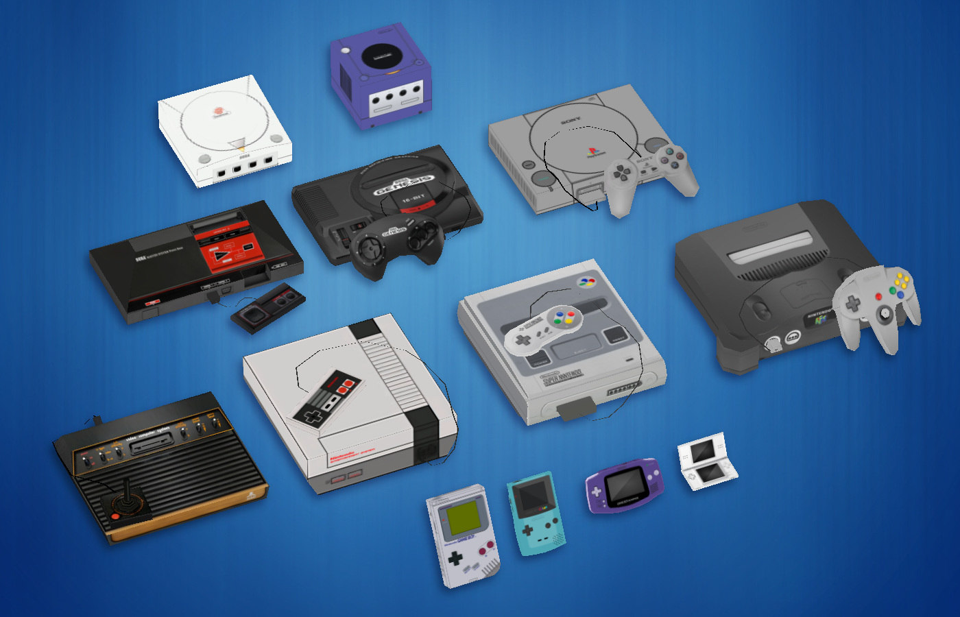 3d 13 consoles
