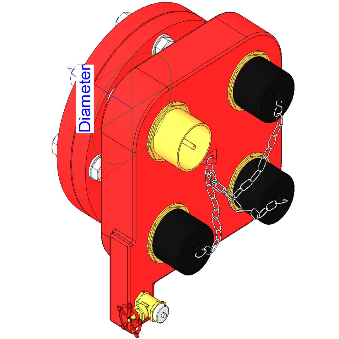 Building Revit Family Breeching Inlet