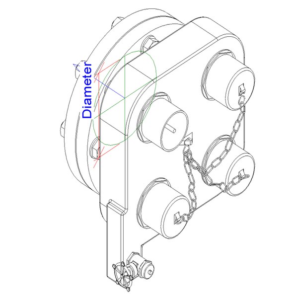 Building Revit Family Breeching Inlet
