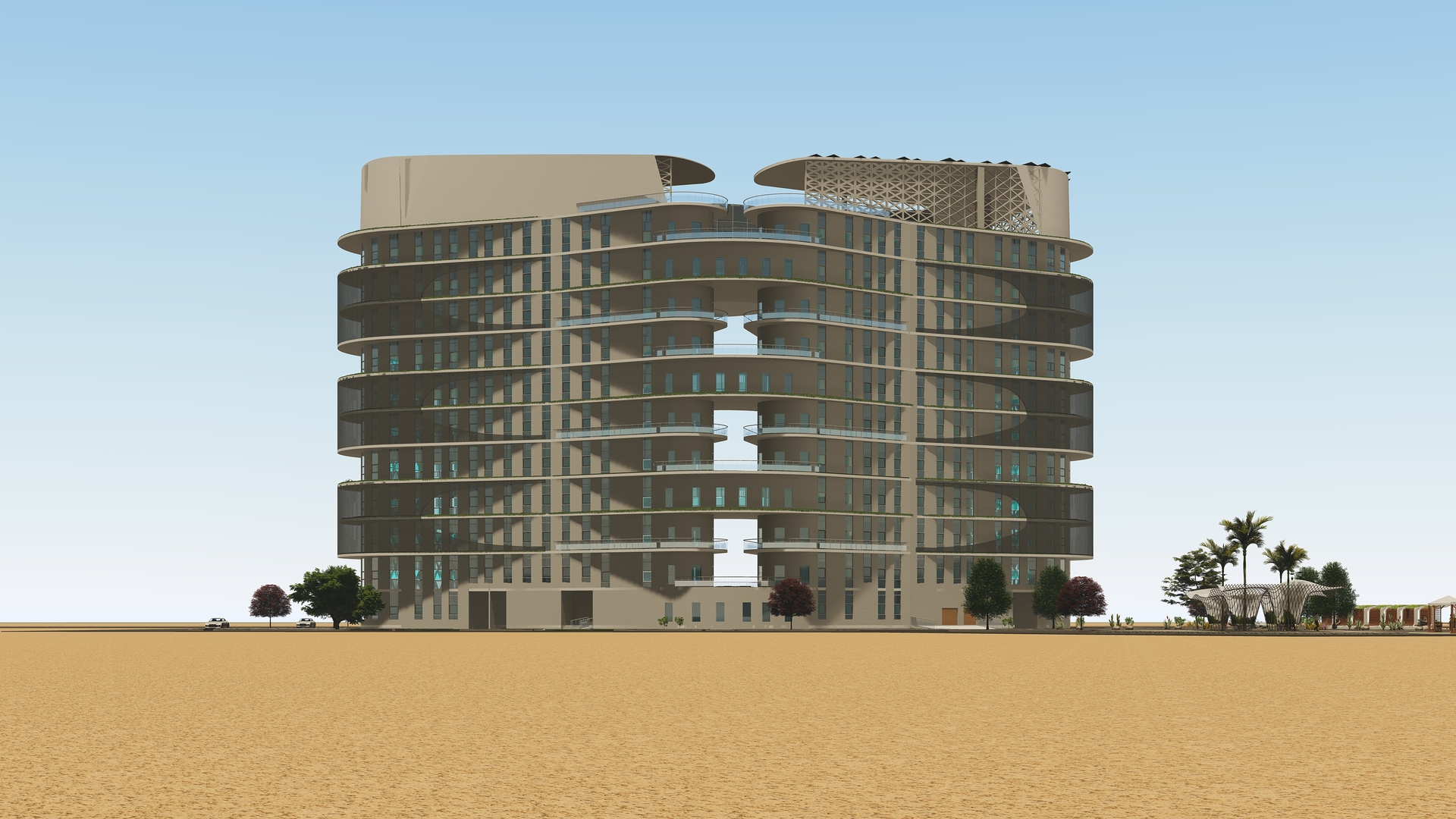 modelo 3d Edificio de oficinas de Revit - TurboSquid 1453748