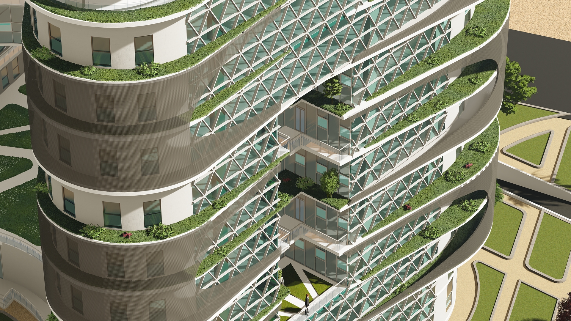 modelo 3d Edificio de oficinas de Revit - TurboSquid 1453748