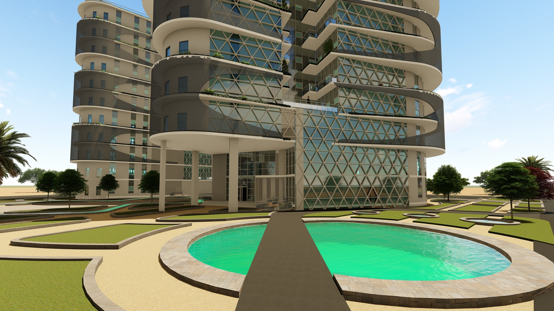 modelo 3d Edificio de oficinas de Revit - TurboSquid 1453748